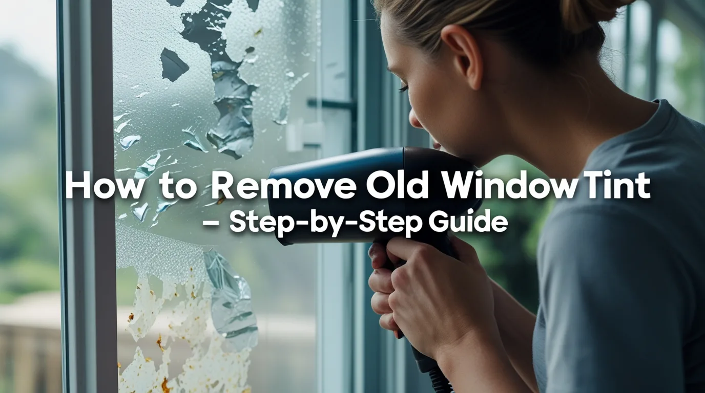 How To Remove Old Window Tint Easily Golden State Tint